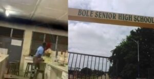 video0 of a teacher and student of Bole shs catches attention.. watch